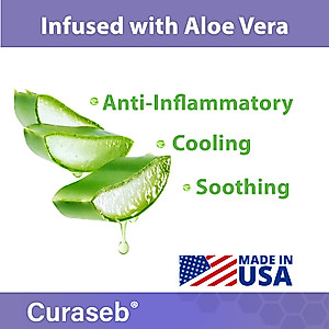 BEXLEY LABS Curaseb Dog Ear Cleaner Solution – Washes Away Debris, Odors and Supports Healthy Ear Health – No Sting Formula, 8oz