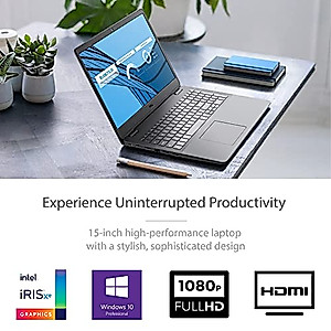 Dell Vostro 3500 15.6-inch FHD LED-Backlit Laptop, Intel Core i7-1165G7 16GB DDR4 RAM 512GB SSD + 1TB HDD, Online Meeting Ready Webcam WiFi HDMI Win 10 Pro Black (Renewed)