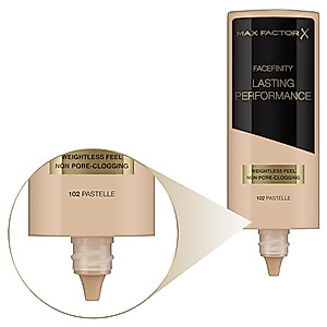 Lasting Performance Long Lasting Foundation - 102 Pastelle by Max Factor for Women - 35 ml Foundation