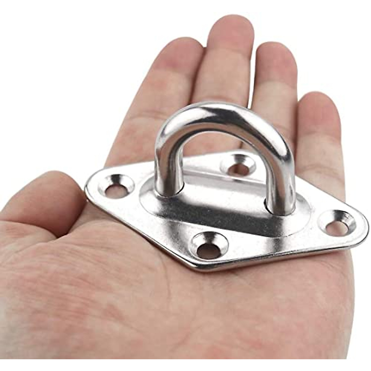 TooTaci 1000lb Capacity Hammock Hanging kit,Hammock Hooks Heavy Duty with Screw Bolts,Stainless Steel Hammock Wall Hooks for Wall/Ceiling Mount,Indoor Outdoor Wall Mount Kit for Swing Chairs Hanging