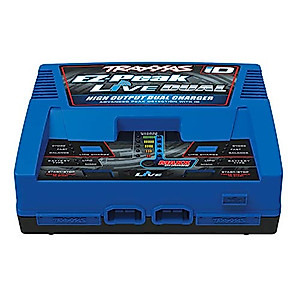 Traxxas EZ Peak Live Dual, 200W Multi-Chemistry Charger with ID, Blue 2973