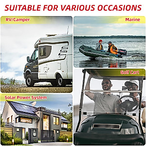 48v 100Ah LiFePO4 Battery Deep Cycle Lithium iron phosphate Rechargeable Battery Built-in BMS Protect Charging and Discharging High Performance for Golf Cart EV RV Solar Energy Storage Battery