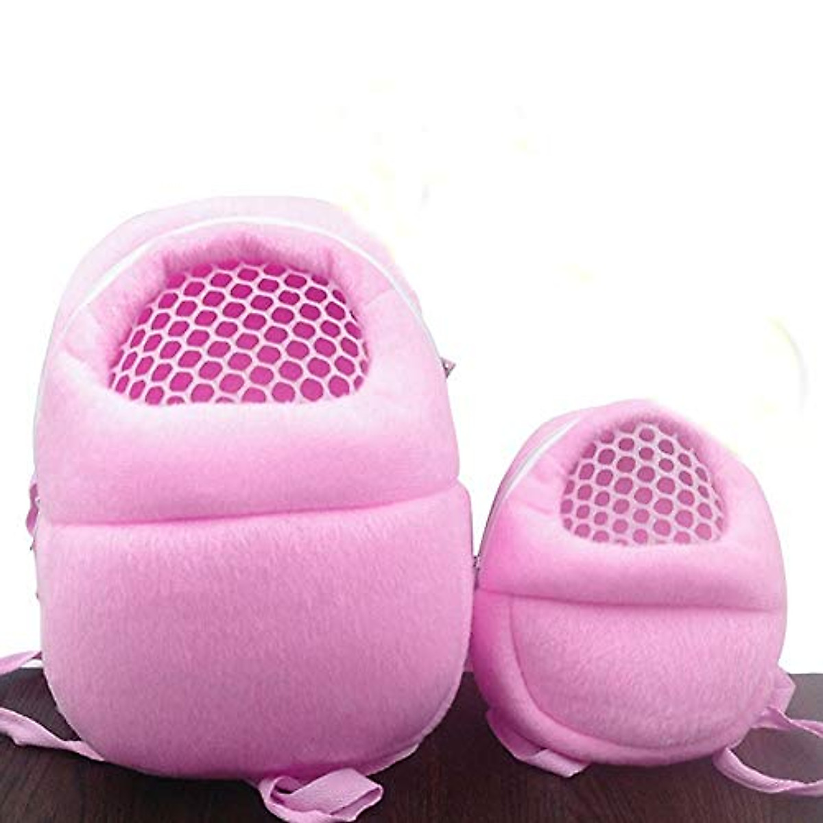 Heave Pet Carrier Bag Portable Small Animals Breathable Mesh Pouch Outgoing Travel Backpack Sleeping Bed for Hamster Guinea Pig Hedgehog Suger Glider Squirrel Blue S