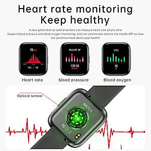 Smart Watch for Women,G.Home Fitness Tracker Compatible with iPhone Android Phones,Waterproof Step Counter with Heart Rate Sleep Monitor(Pink+2 Bands), Pink-1.54Inch, 1.91“ x 1.46” x 0.39”(Lx W x H)