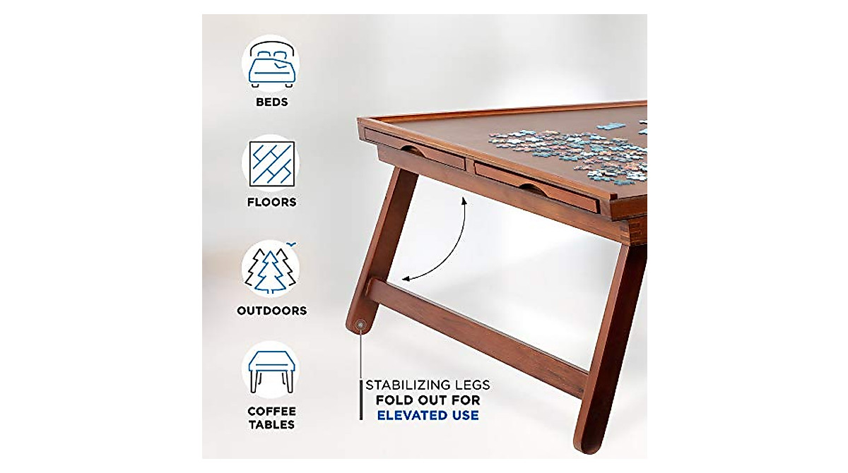 Jumbl Puzzle Board - Organize & Store 1500-Piece Jigsaws Easily