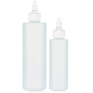 BRIGHTFROM Condiment Squeeze Bottles, 8 & 4 OZ SET, Empty Squirt Bottles, Leak Proof Twist Top Cap - for Ketchup, Mustard, Syrup, Sauces, Dressing, Oil, Arts & Crafts, BPA FREE