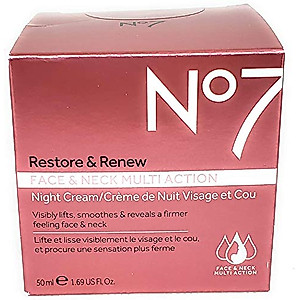 No7 Restore & Renew Multi Action Night Cream - 1.69oz Night Cream
