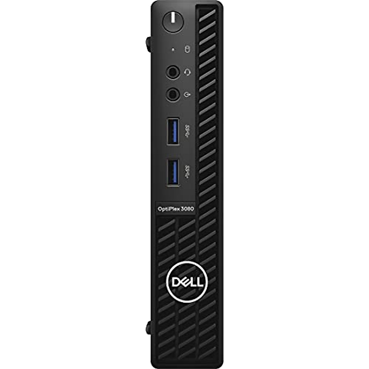 Dell OptiPlex 3000 3080 Desktop Computer - Intel Core i3 10th Gen I3-10105T Quad-core (4 Core) 3 GHz - 4 GB RAM DDR4 SDRAM - 128 GB NVMe M.2 PCI Express M.2 SSD - Micro PC - Black