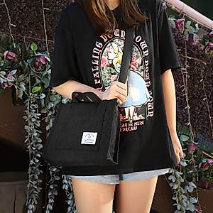 WantGor Tote Bag for Women, Corduroy Crossbody Bags Shoulder Handbag Satchel Hobo Bag Purse