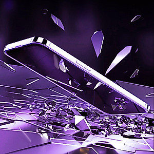 Umhlaba Compatible with iPhone 14 Plus Compatible with iPhone 13 Pro Max Privacy Screen Protector Gradient colorful 28 Degree Anti-Spy Tempered Glass Case Friendly Bubble Free Easy Installation Frame