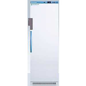 Summit Appliance ARS15PV Pharma-Vac Performance Series 15 Cu.Ft. Uprigth All-refrigerator for Vaccine Storage with Automatic Defrost, Factory-installed Lock, Digital Thermostat, White