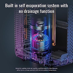 DuraComfort Portable Air Conditioner, (14,000 BTU ASHRAE) 10000 BTU SACC Cools Up to 600 Square Feet, White…