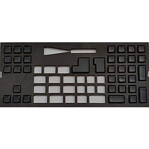 109/151 Keys DSA Profile Blank PBT Keycap Spherical Keyset for All Standard 61 Keys 87 Keys 104 Keys 108 Keys Gaming Mechanical Keyboard (151 Keys,Black)