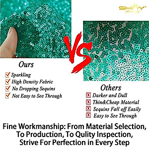 Sequin Curtain 2FTx8FT Green Sequin Curtain Sequin Backdrop Curtains Sequin Shower Curtain Panel Fabric Wedding Backdrop Photo Booth Backdrop (2FTx8FT, Green)