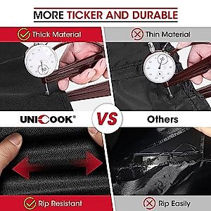 Unicook 63 Inch Grill Cover for Weber Genesis 300 Series and New 2022 Genesis 300 Grills, Outdoor BBQ Grill Cover, Heavy Duty Waterproof Fade Resistant Barbecue Cover, Compared to Weber 7757
