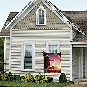 My Little Nest Seasonal Garden Flag Easter Day Sunrise Vertical Garden Flags Double Sided for Home Farmhouse Yard Holiday Flag Outdoor Decoration Banner 12"x18"