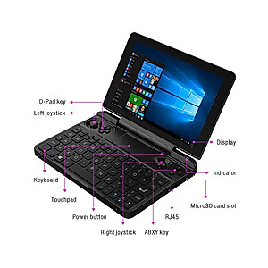 2021 New Gpd win max Mini Handheld game console for AAA Games GamePad Tablet Windows 10 Video Game Console Gameplayer 8 Inch Intel core I7-1195G7 RAM 16G ROM 1T 1280 × 800 Touch Screen Laptop