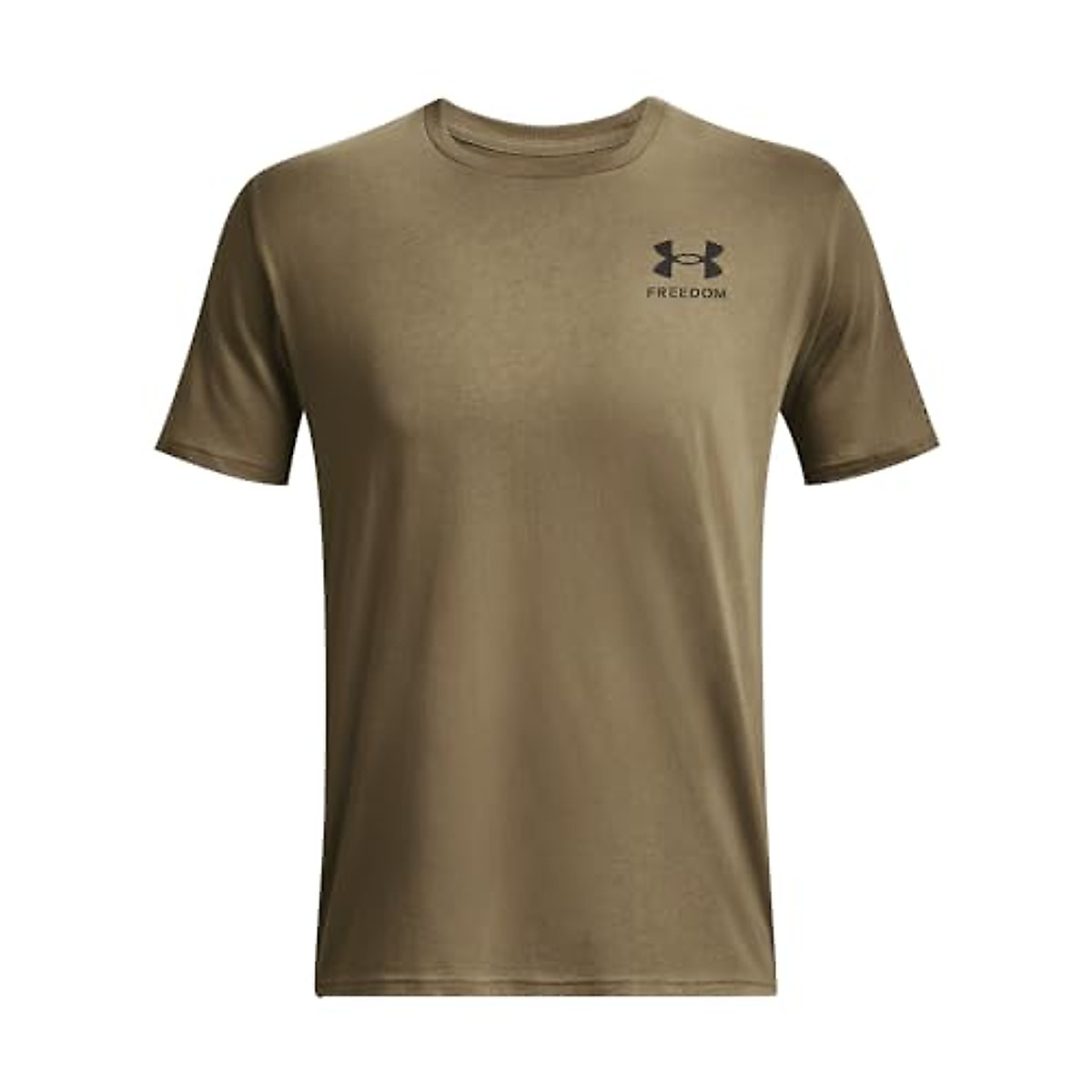 Under Armour Men's New Freedom Flag T-Shirt, (499) Federal Tan / / Jet Gray, Large