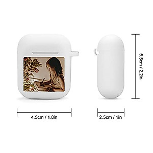 Custom Airpods Case with Keychain Design Photo Logo Text Personalized Airpod Case Fall Scratch Prevention Air Pod Case for Airpods 1st 2nd Generation Men Women (for Airpods Case 1st 2nd Generation)