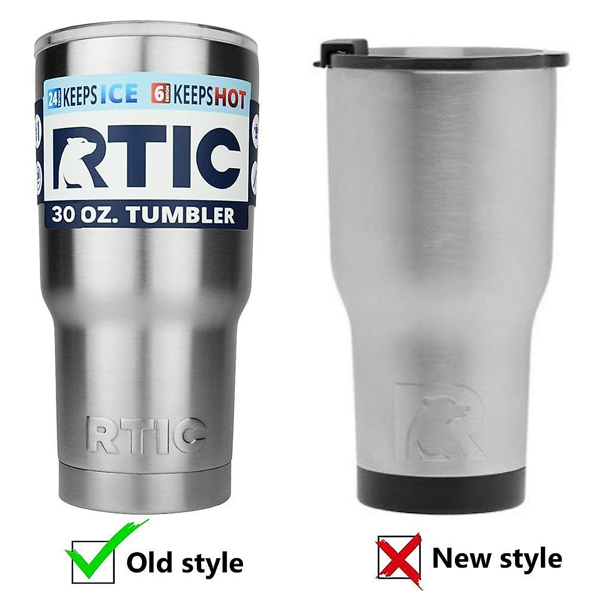 20 oz Tumbler Lids, Fits for YETI Rambler, Ozark Trail, Old Style Rtic(Launched before 2016) and More, SENHAI 3 Pack Spill-proof Splash Resistant Lids Covers for Tumblers Cups
