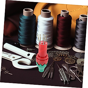 EXCEART 6Pcs Needle Storage Tubes Sewing Needle Pins Box Container Plastic Fruit Shape Tool Box Holder Organizer for DIY Small Items Toothpick Beads Jewelry