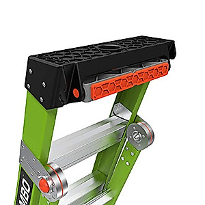 Little Giant Ladders, King Kombo, Professional, 6 Ft. A Frame, 10 Ft. Extension, Fiberglass, Type 1AA, 375 lbs Weight Rating, (13610-001)