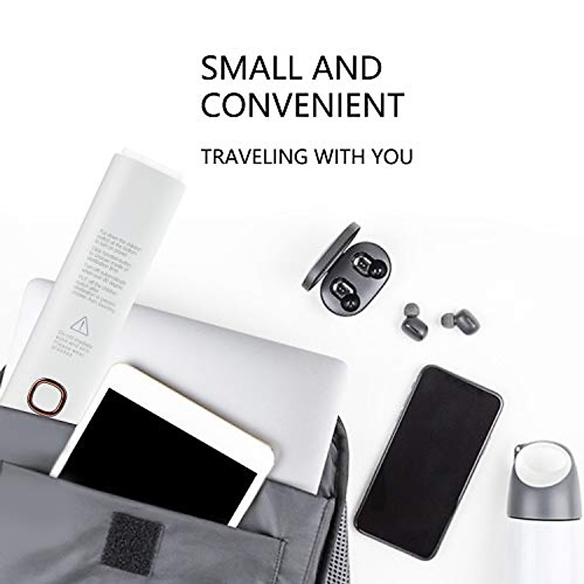 TAISHAN UV-C Light Sterilizer Wand,Portable Rechargeable Ultraviolet Disinfection Lamp Kills 99% of Germs Viruses,Foldable Handheld Professional Disinfector for Home, Travel, and Work