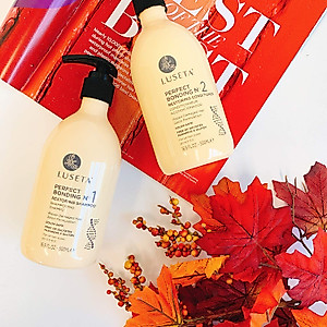 Luseta Salon Shampoo and Conditioner Set with Rosemary Oil, Acidic Bonding, Shampoo and Conditioner Sulfate Free for Women Hair Care, Repair Routine Shampoo and Conditioner for Hair Loss 2x16.9 oz