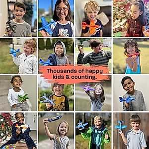 Foam Glider: Easter Basket Stuffers for Toddler to Teens - Fun Safe & Easy to Throw Girl Toys & Boy Sports Toys Age 4 5 6 7 8 9 10 11 12 - Unique Toy Easter Gifts for Girls & Outdoor Games for Kids