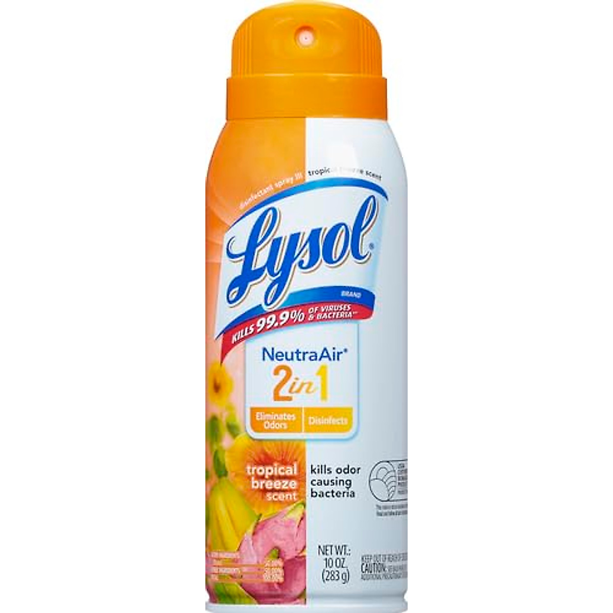 Lysol® Disinfectant Spray, Tropical Breeze, 10 Oz