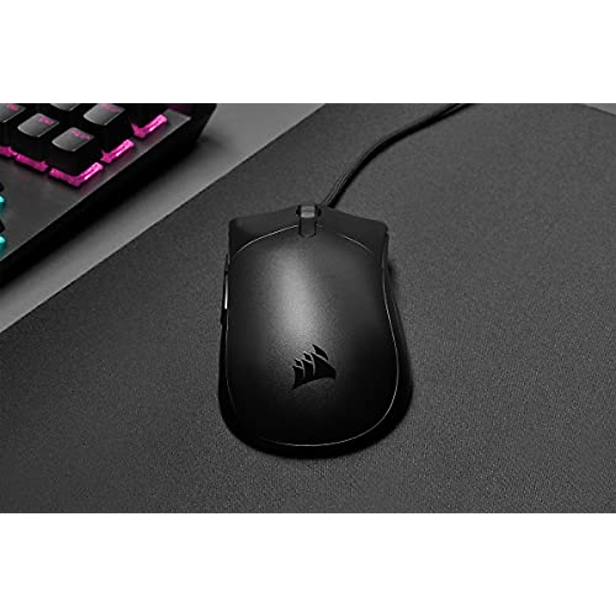 Corsair Sabre PRO Champion Series Gaming Mouse -Ergonomic Shape for Esports and Competitive Play -Ultra-Lightweight 69g -Flexible Paracord Cable -CORSAIR QUICKSTRIKE Buttons with Zero Gap, Black