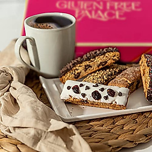 Gluten Free Biscotti Gift Basket | Stunning Cookies Gift Baskets | Valentines Day Gift Basket | Holiday Gift Basket | Food & Beverage Gifts for Men, Women | Christmas Gift, Care Package for College Students, Corporate Gift, Sympathy, Birthday and Get Well