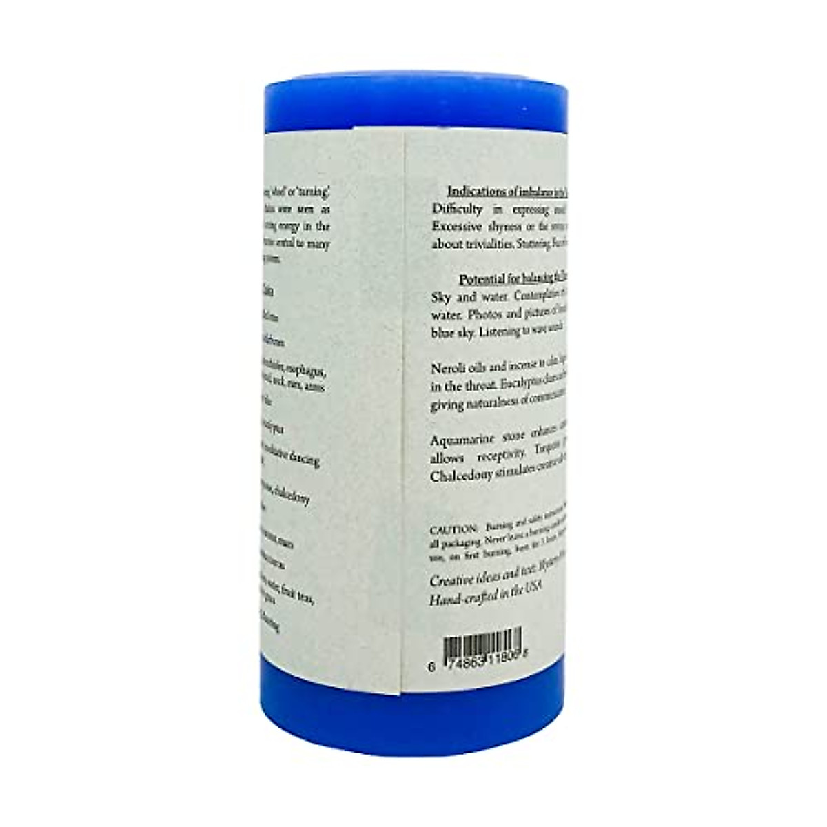 CRYSTAL JOURNEY Candle Pillar Throat, 1 EA