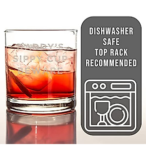 Personalized Etch 11oz Custom Whiskey Glass, Bourbon Glass, Engraved, Birthday Gifts for Men Dad Husband Groomsmen Gifts, Customized, Unique Customizable Message, Your Text Here