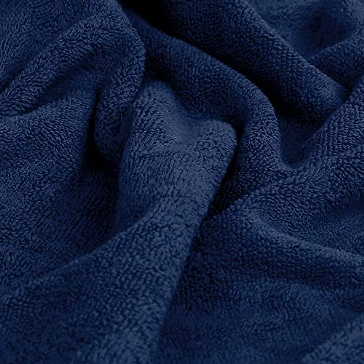 Utopia Towels 4 Pack Premium Viscose Oversized Bath Towels Set, 100% Ring Spun Cotton (27 x 54 Inches) Highly Absorbent, Quick Drying Shower Towels for Bathroom, Spa, Travel and Pool (Navy)