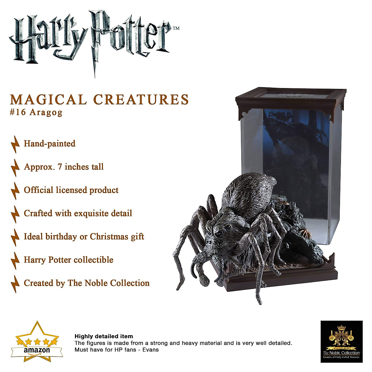 The Noble Collection Harry Potter Magical Creatures No. 16 - Aragog