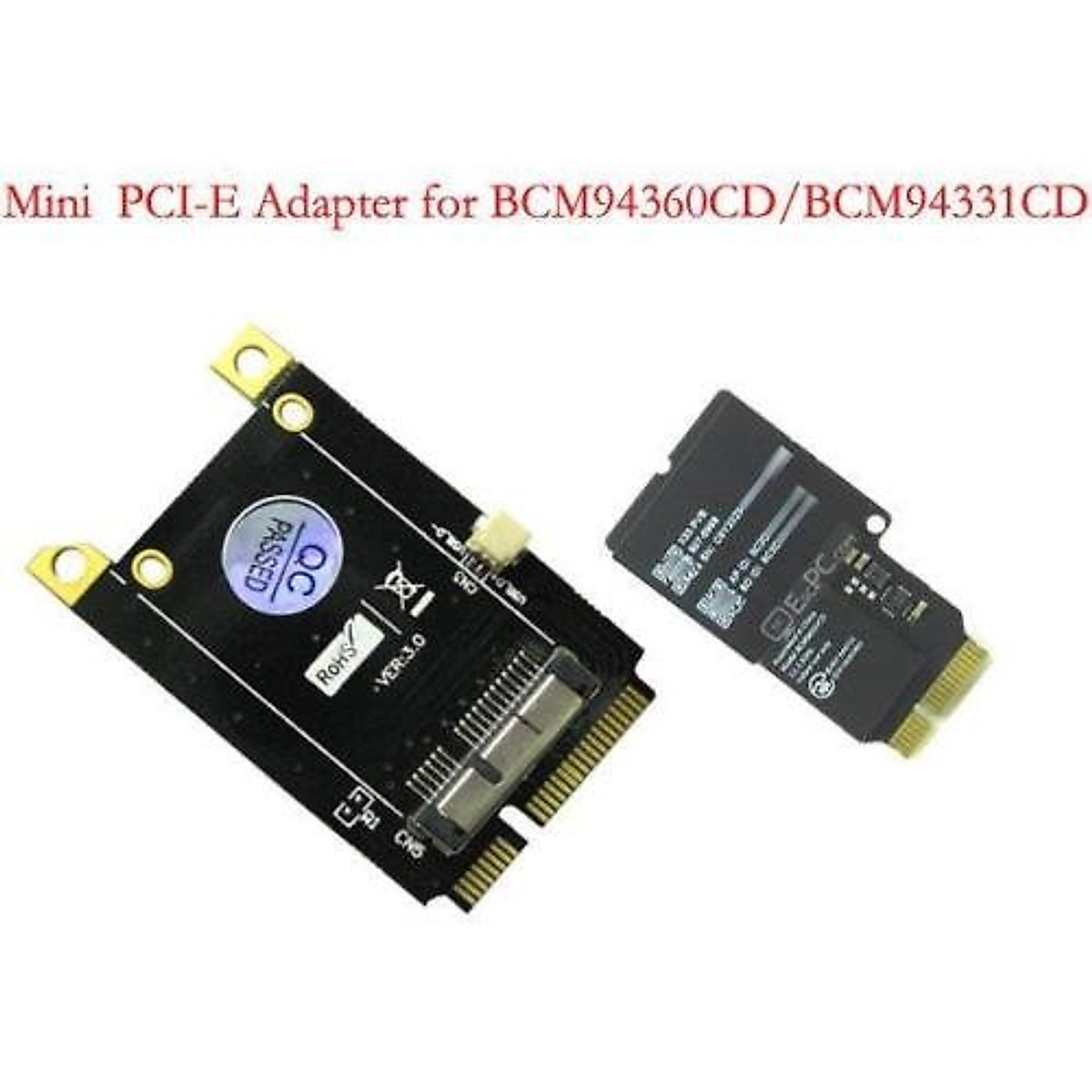 Shaluoman Mini PCI-E Adapter for BCM94360CD/BCM94331CD