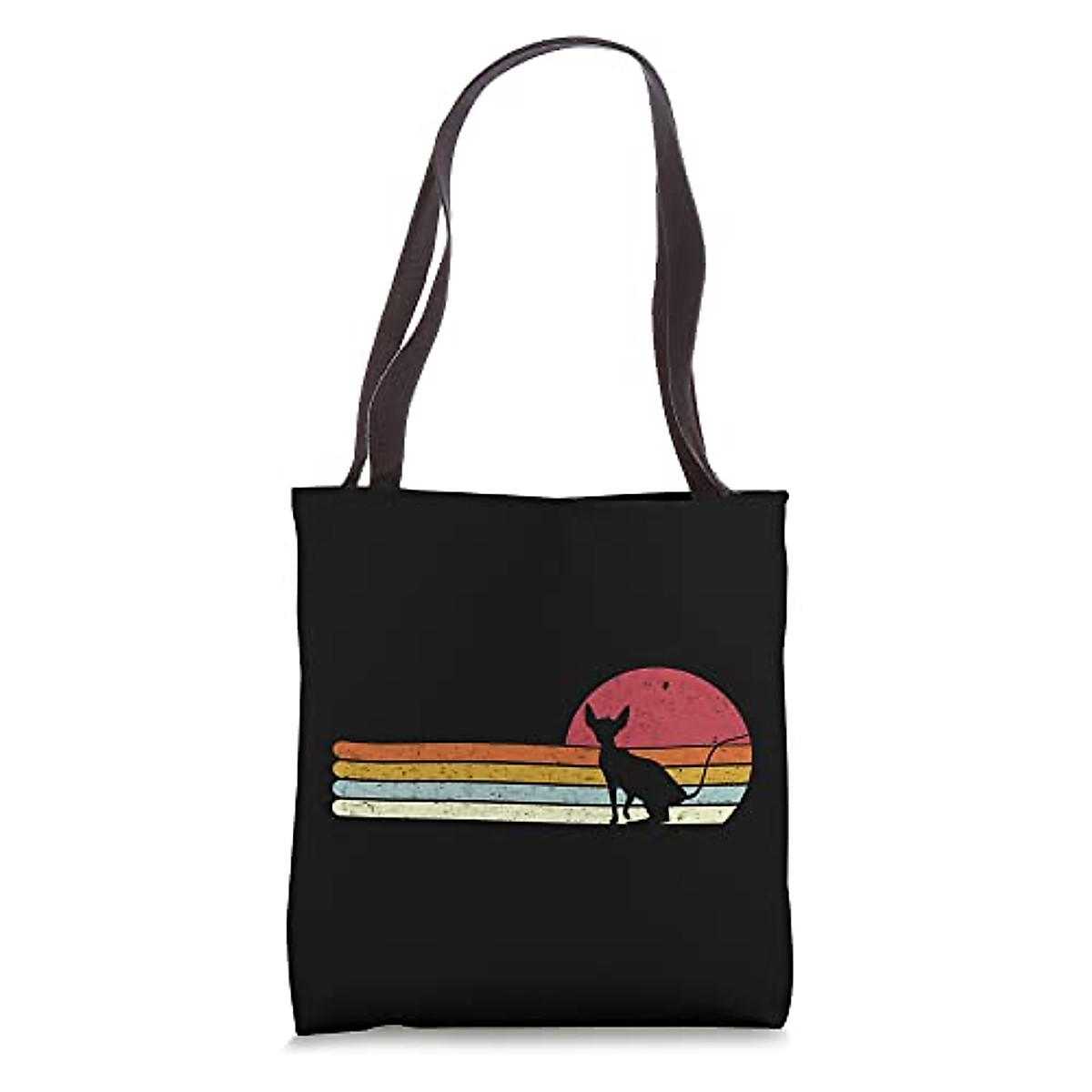 Sunset Sphynx Silhouette for Sphinx Cat Owners Tote Bag