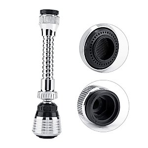 Kitchen Faucet Sprayer Attachment, 2Pcs Rotatable Faucet Sprayer Head 360 Degree Rotatable Sink Water Saving