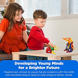 Magformers Designer Set (62-Pieces) Magnetic Building Blocks, Educational Magnetic Tiles Kit, Magnetic Construction Shapes STEM Toy Set