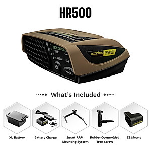Ozonics HR500 Scent Eliminator with New Hyperboost Mode | Hunting Ozone Generator with 4 Modes of Operation, Odor Eliminator with Bluetooth Connectivity - XL Battery & Smart Arm Mount Included