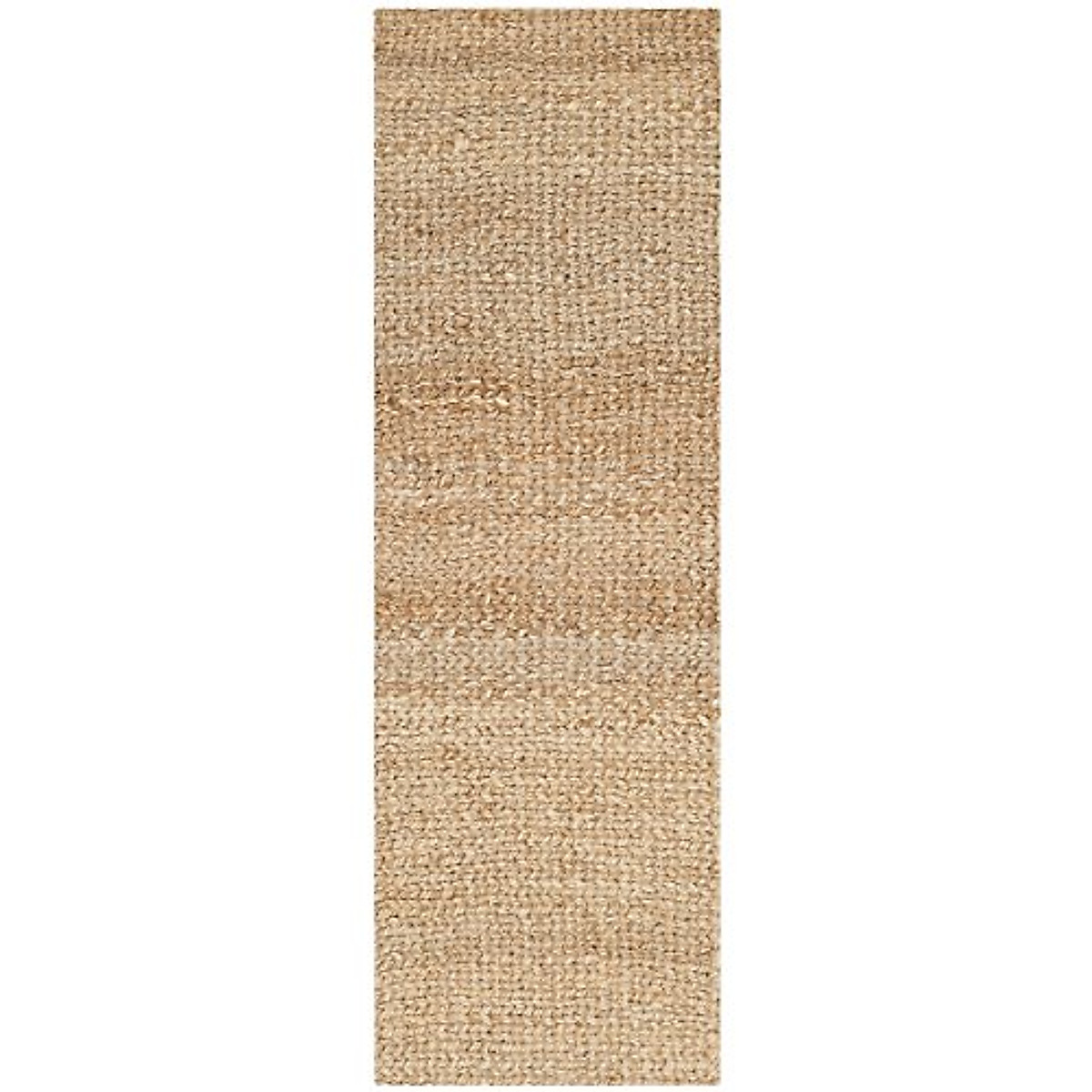 SAFAVIEH Natural Fiber Collection 2'3" x 7' Natural NF732A Handmade Farmhouse Premium Jute Runner Rug