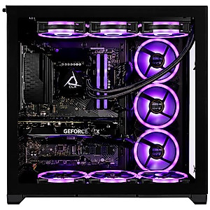 CLX Set Gaming Desktop - Liquid Cooled Intel Core i9 13900KF 3GHz 24-Core Processor, 64GB DDR5 Memory, GeForce RTX 4070 12GB GDDR6X Graphics, 2TB SSD, 6TB HDD, WiFi, Windows 11 Home 64-bit