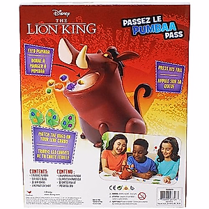Spin Master Games Disney Lion King Pumbaa Pass Game for Families, Teens, and Adults