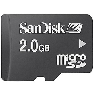 Sandisk microSD 2GB memory card