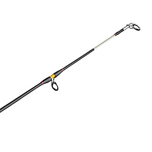 Ugly Stik Bigwater Spinning Fishing Rod,Black/Red/Yellow,11' - Heavy - 20-40lb - 2pc