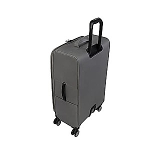 it luggage Census 32" Softside Checked 8 Wheel Spinner, Grey Skin