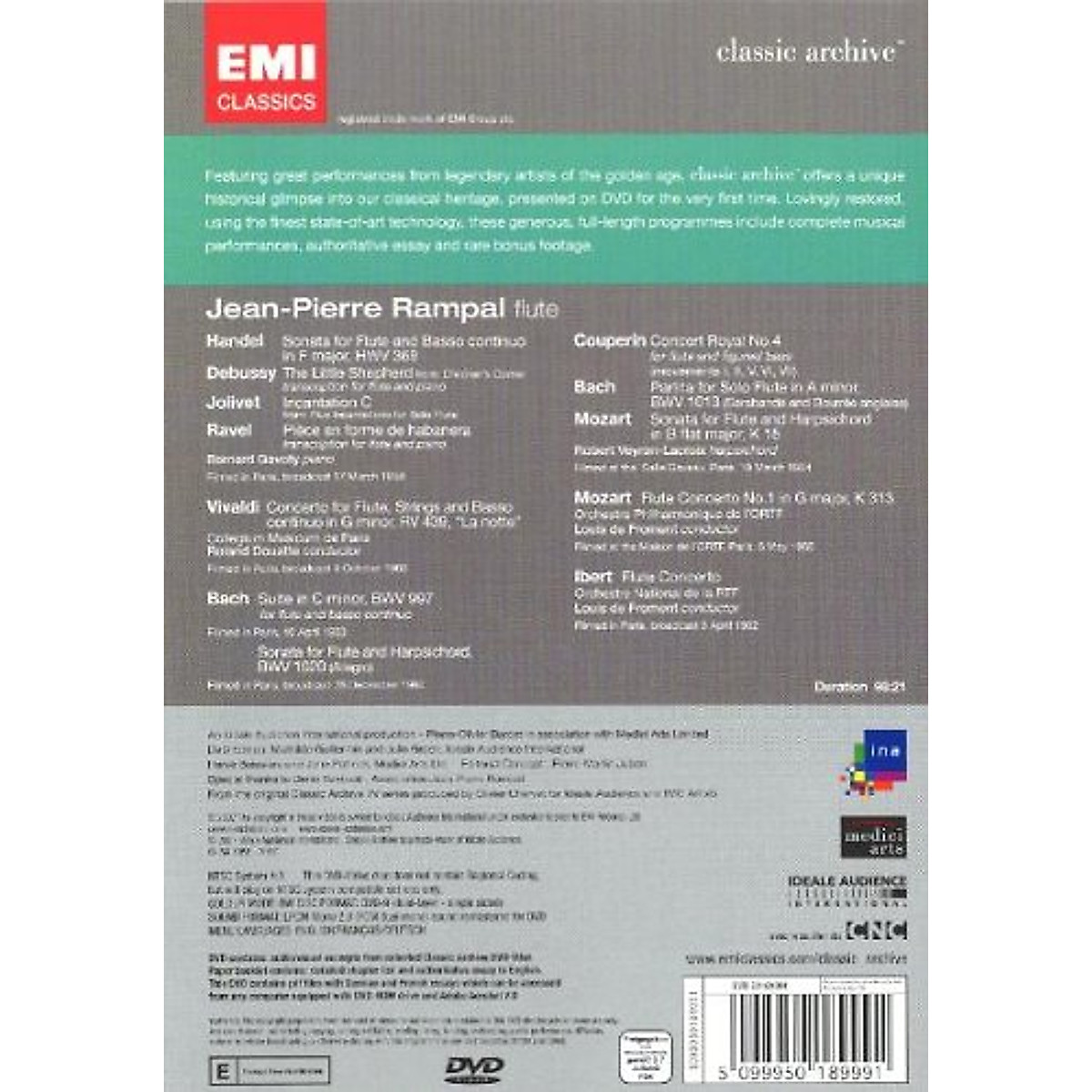 Jean-Pierre Rampal [DVD Video]