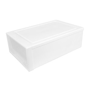 Parliky Drawer Storage Box Bedsheet Storage Closet Organizer Clothes Bins Storage for Closet Storage Drawers Organizer Drawers Storage Closet Storage Drawer Plastic White