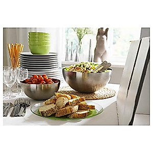 Ikea Blanda Blank Serving Bowl, 8", Stainless Steel